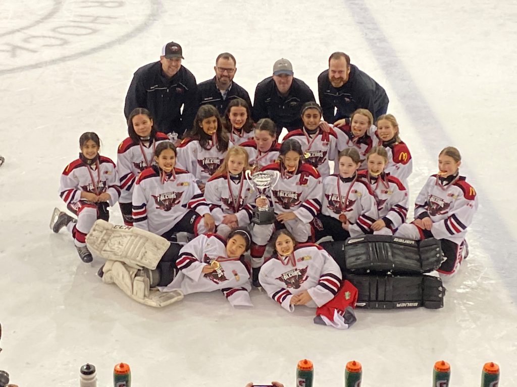 Falcons Atom C1 Win Gold in Ridge Meadows! - Surrey Female Hockey ...